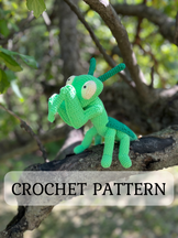 Praying Mantis Crochet Pattern, Amigurumi Praying Mantis Tutorial – Tumannart