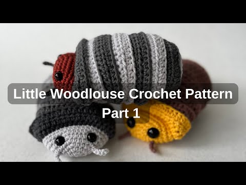Little Woodlouse Crochet Pattern Video Tutorial – Tumannart