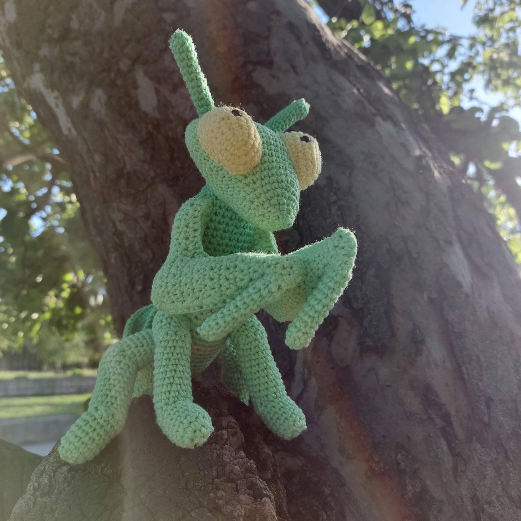 Praying Mantis Crochet Pattern, Amigurumi Praying Mantis Tutorial ...
